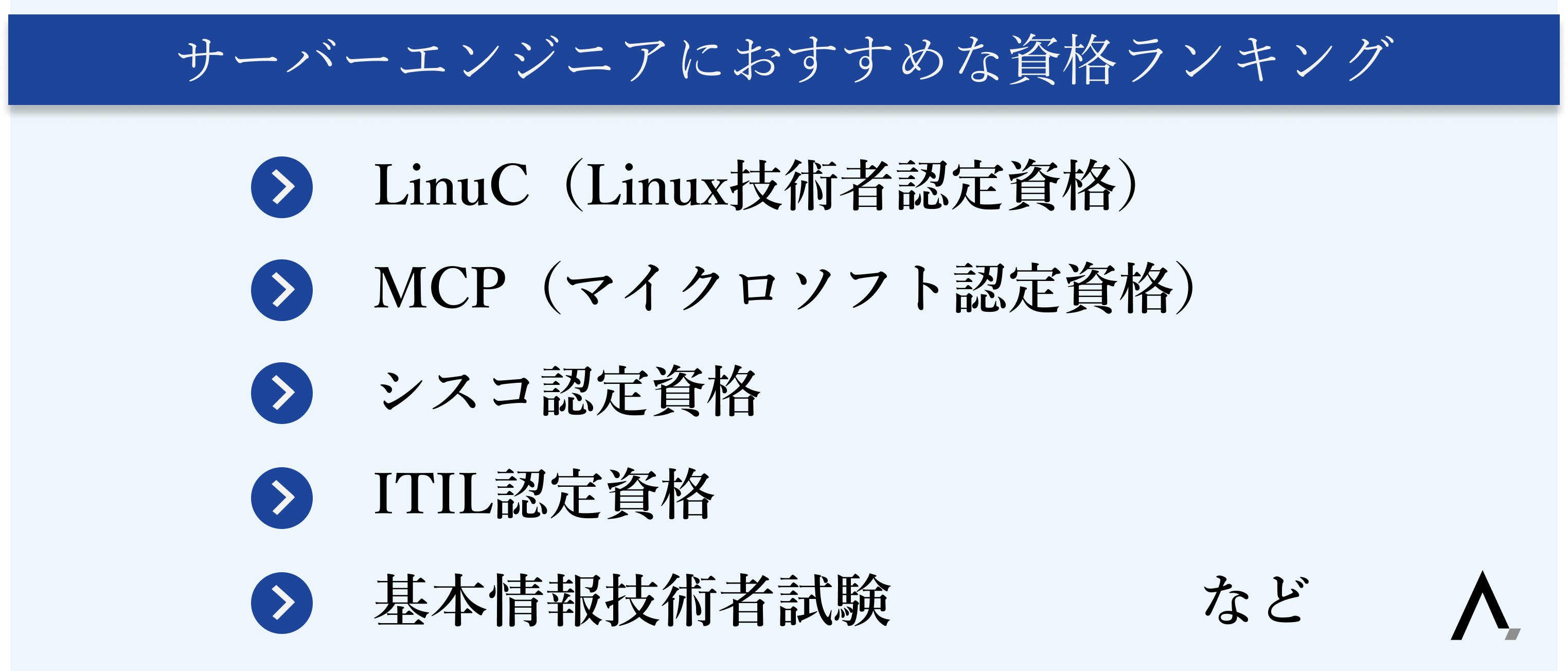 サーバーエンジニアのスキルアップに役立つ資格7つを徹底解説 | エイジレス思考